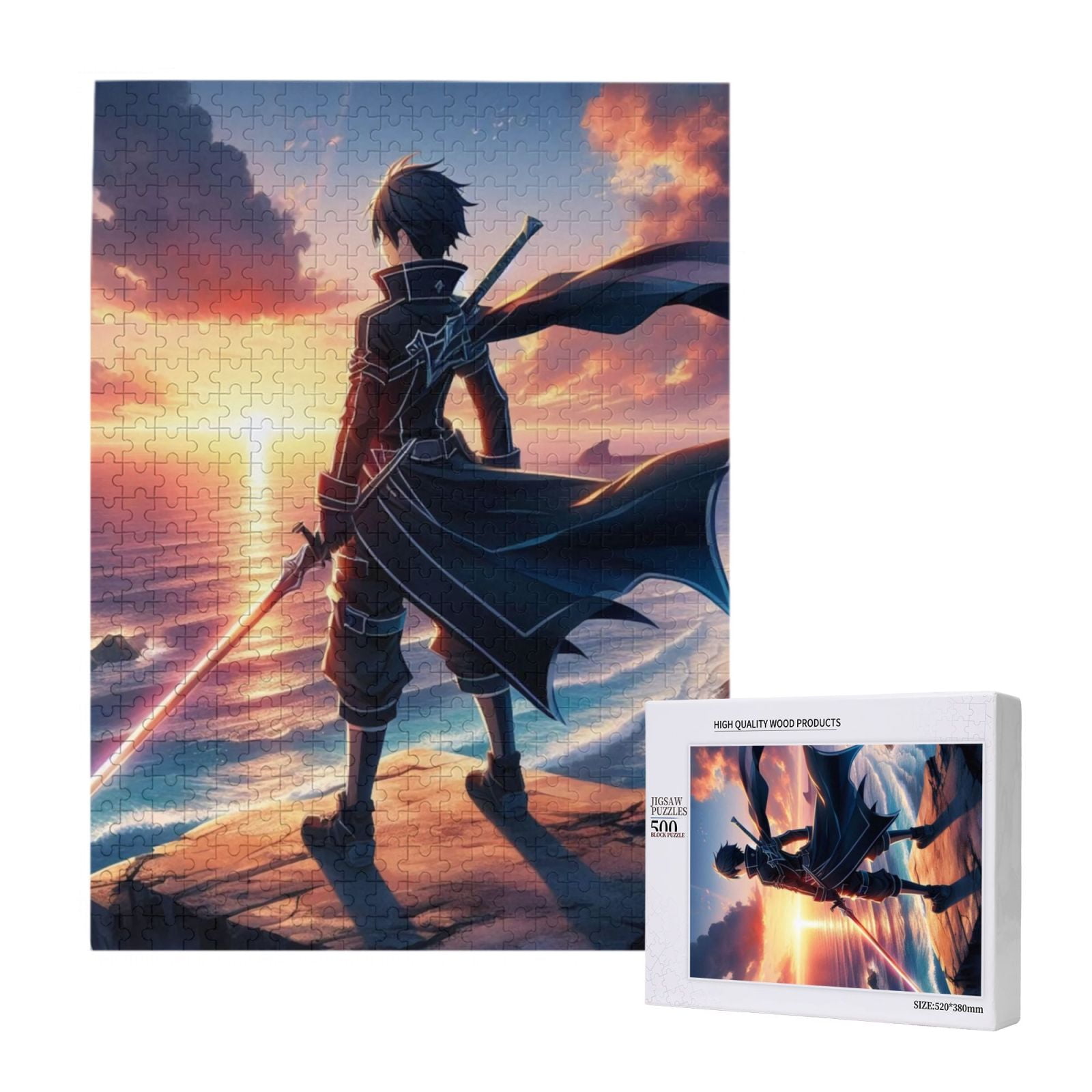 Sword Art Online Anime Puzzles Boys Girls Teens 300/500/1000 Piece ...