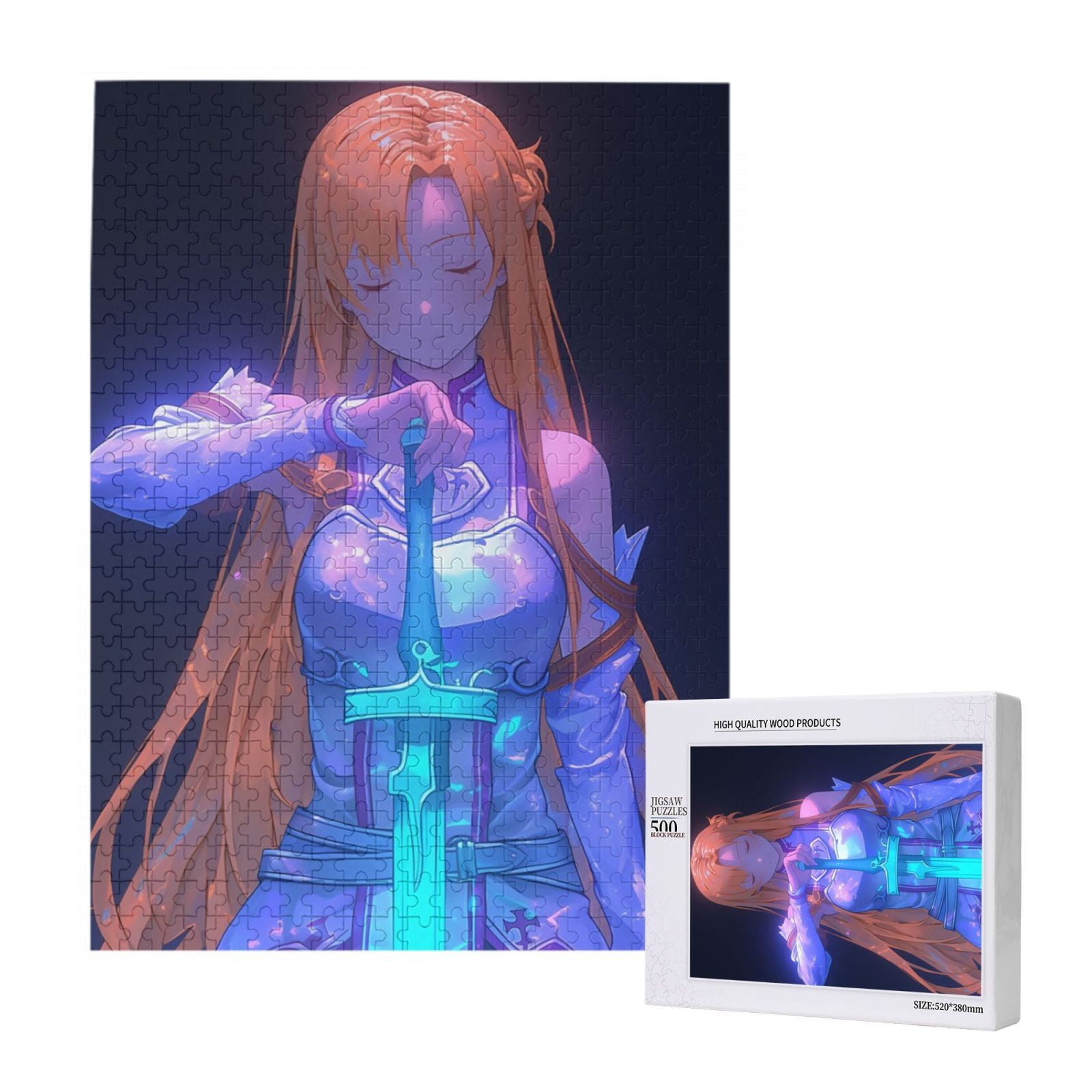 Sword Art Online Anime Puzzles Boys Girls Teens 300/500/1000 Piece ...
