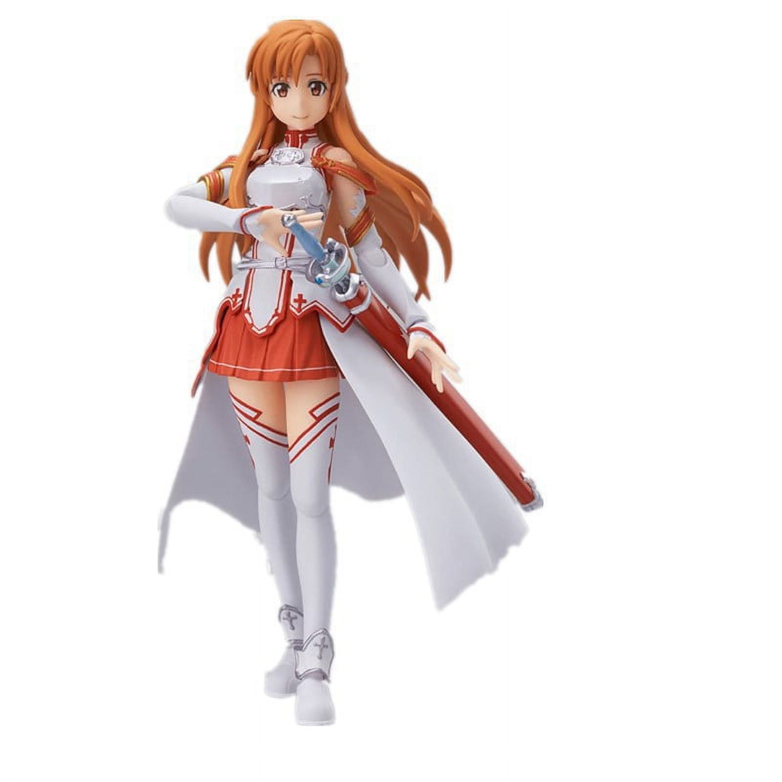 Realistic Sword Art Online Asuna Action Figures 15cm PVC Action Collectible Model Set for ...