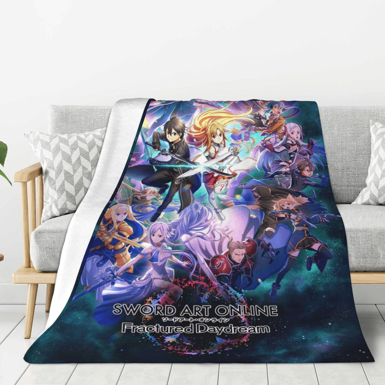 Sword Art Online Fractured Daydream Blanket Cozy Soft Fleece Flannel ...