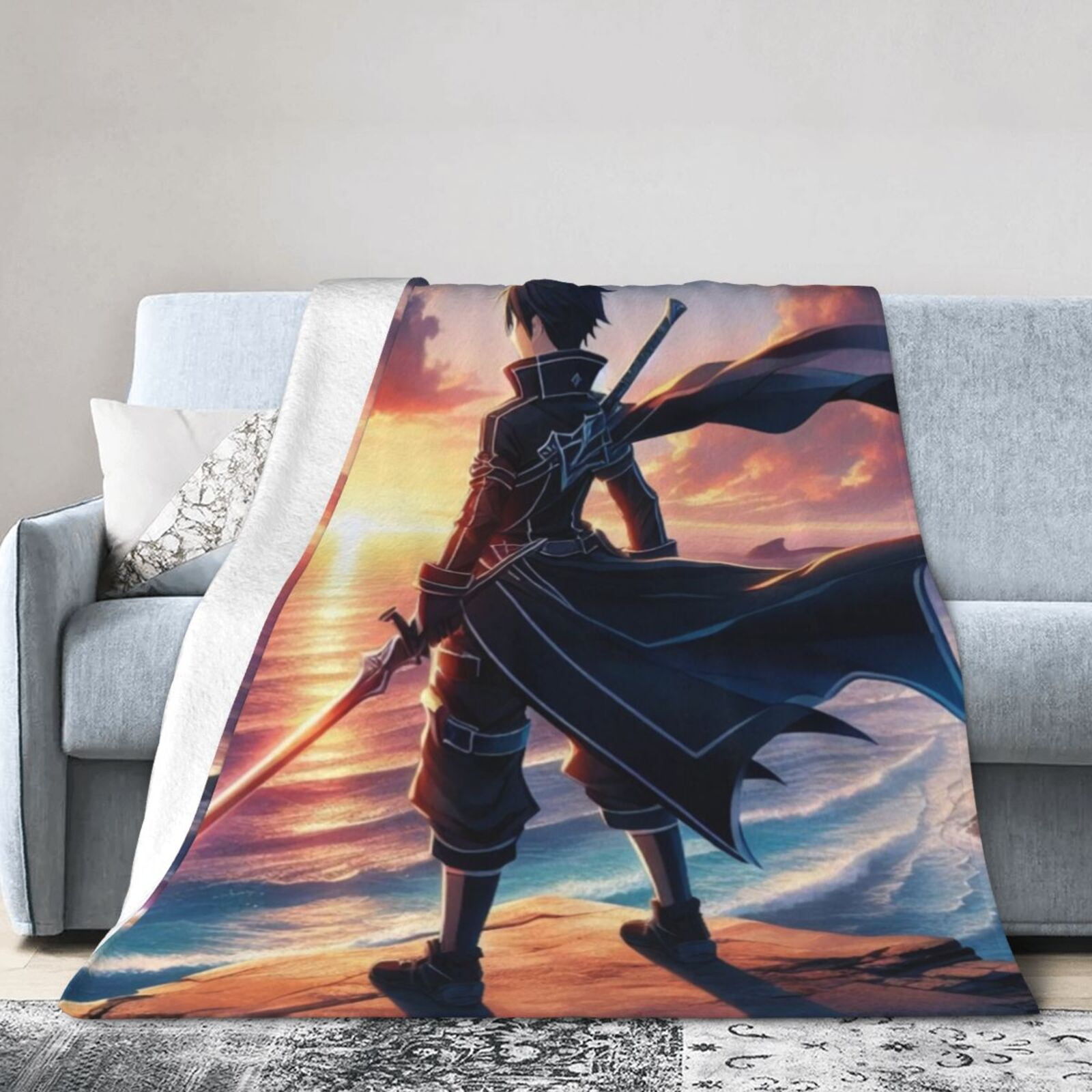 Sword Art Online Hotel Blanket, Anime Blanket For Bed, Sofa Blanket ...