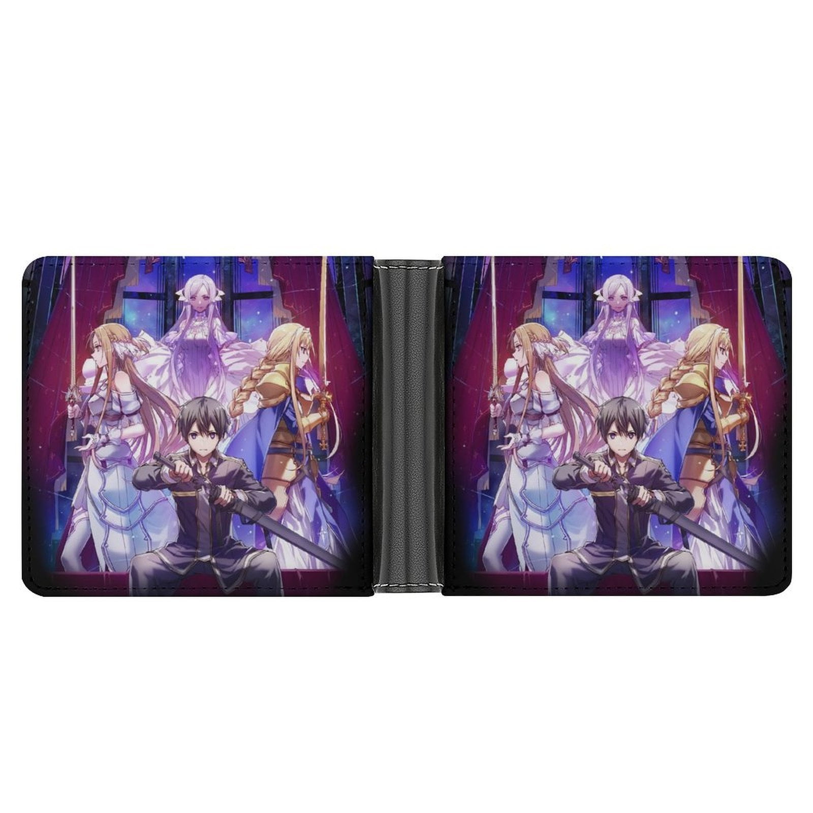 Sword Art Online PU Leather Wallet With Card Slots Fashion Bifold ...