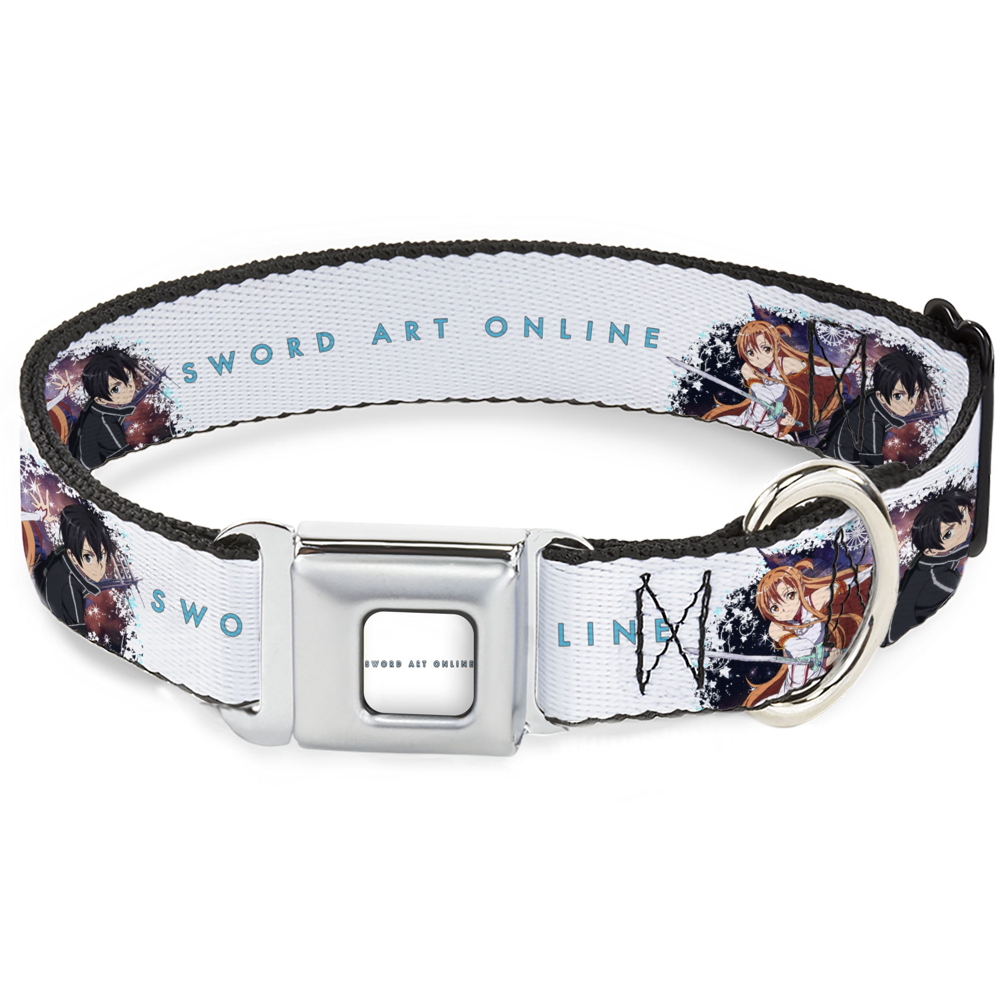 Sword Art Online Pet Collar, Dog Collar Metal Seatbelt Buckle, Sword ...