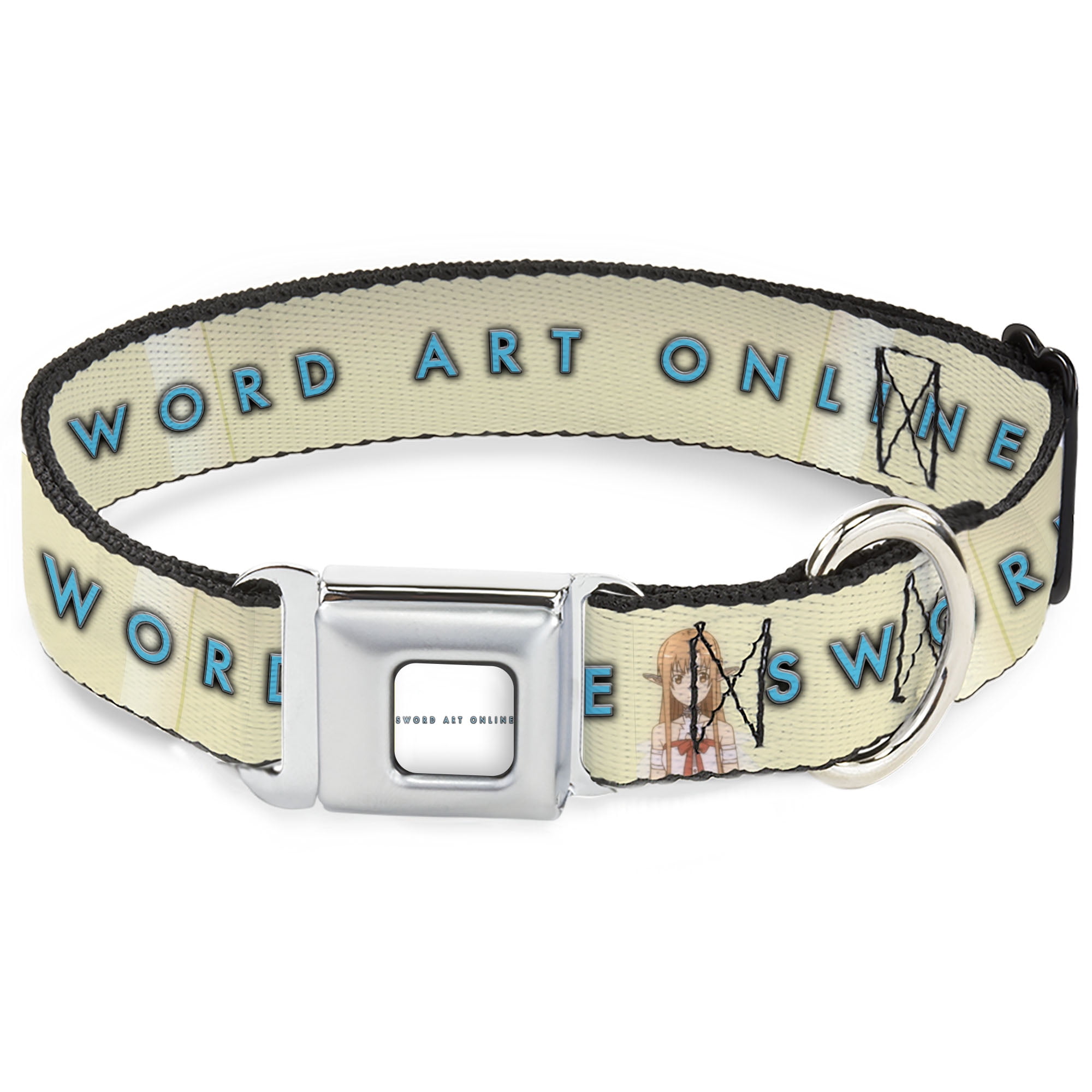 Sword Art Online Pet Collar, Dog Collar Metal Seatbelt Buckle, Sword ...