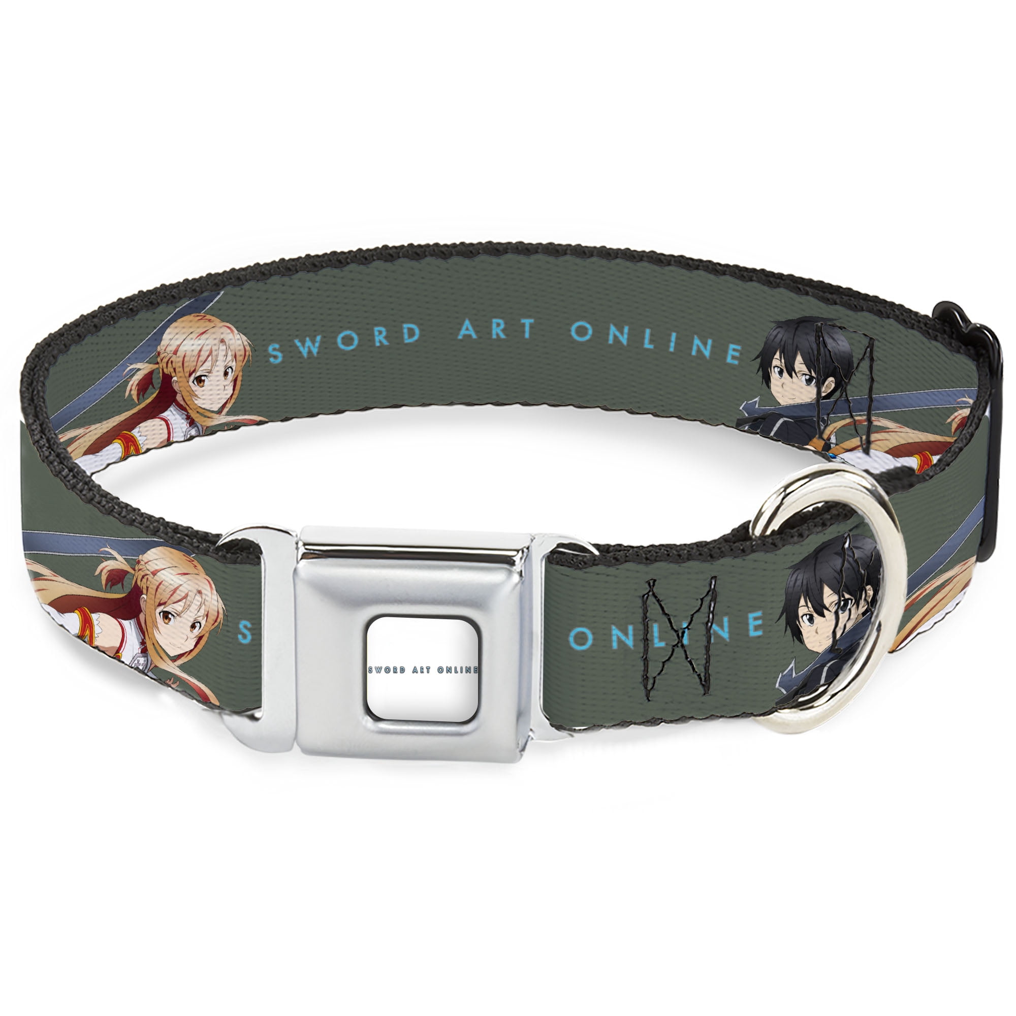 Sword Art Online Pet Collar, Dog Collar Metal Seatbelt Buckle, Sword ...
