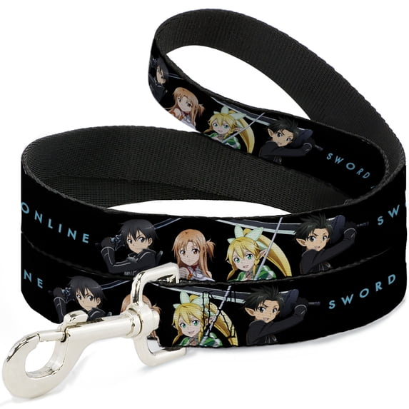 Sword Art Online Pet Leash, Dog Leash, Sword Art Online Four Character ...