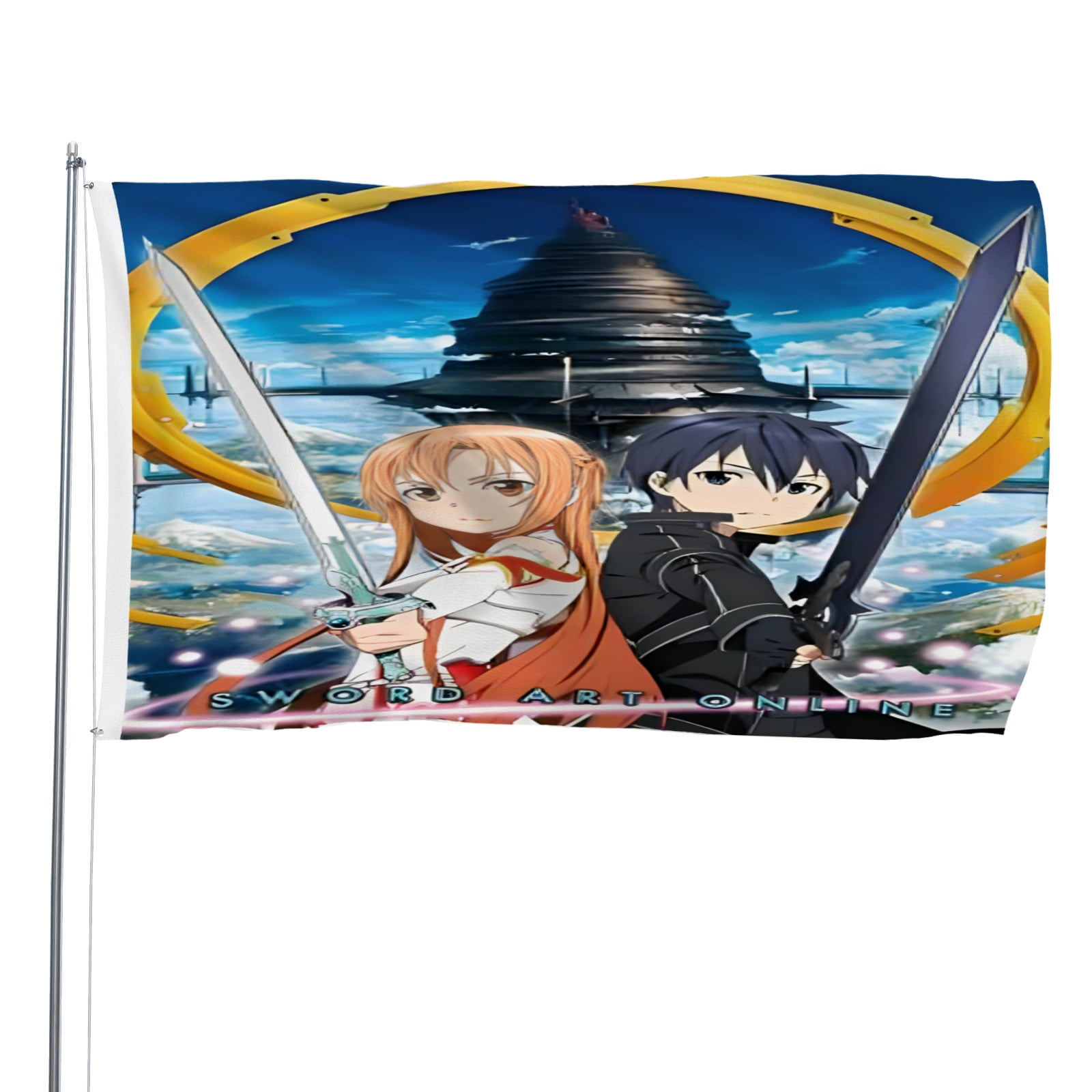 Sword Art Online flag perfect for outdoor decoration, can be hung ...