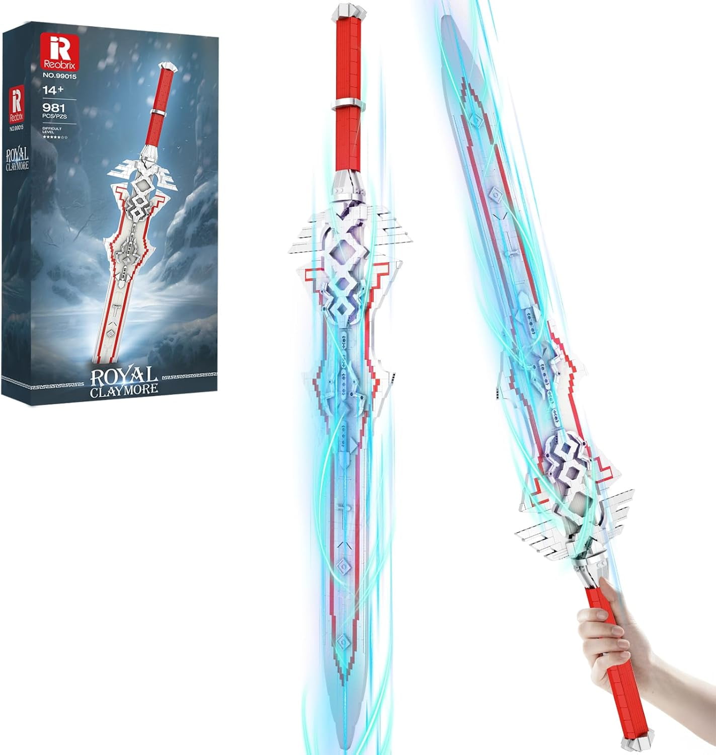 Sword Building Sets for Adults, Cool Royal Claymore 99015 Collectible ...
