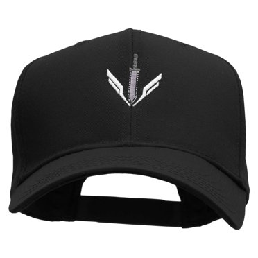 Men's Black The Undertaker Cross Snapback Hat - Walmart.com
