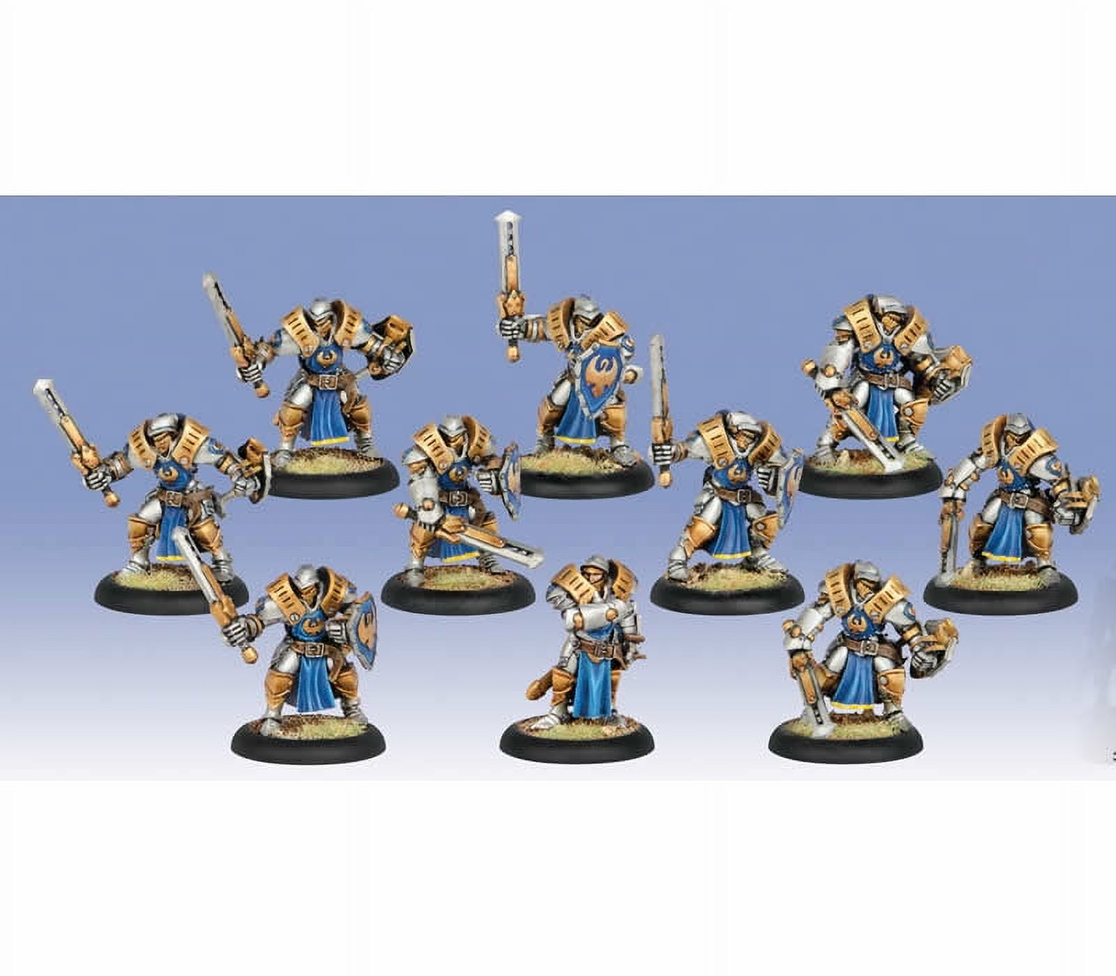 Sword Knights Unit Cygnar Warmachine Minature Game Privateer Press ...