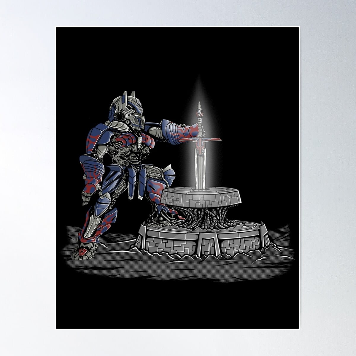 Sword Of Judgement Poster Wall Art, Modern Wall Decor For Living Room ...