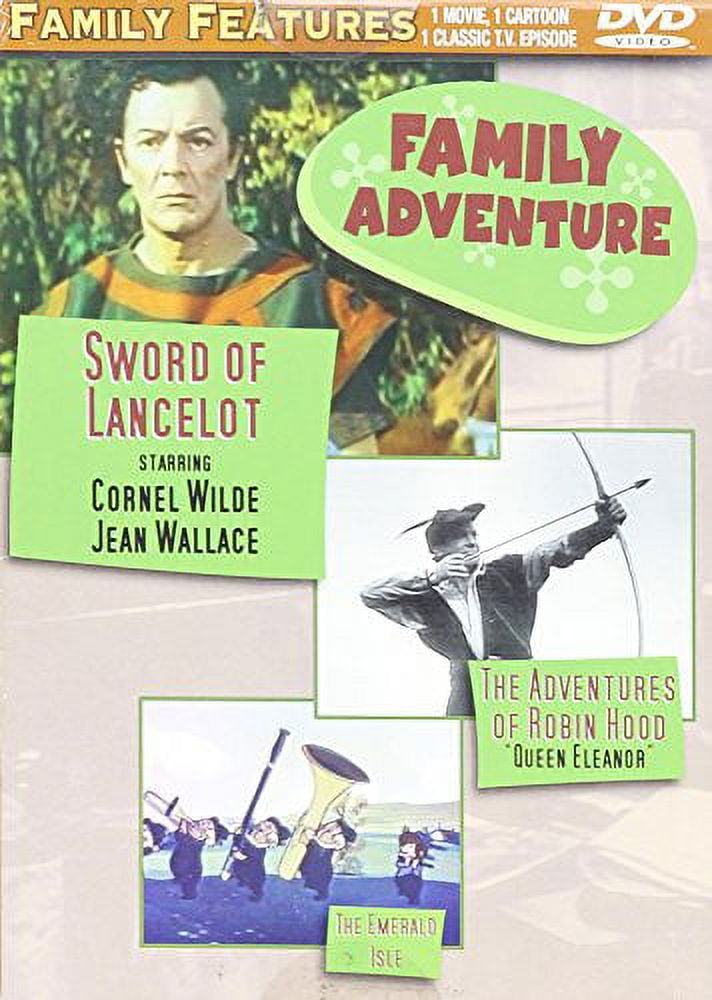 Pre-Owned Sword of Lancelot / The Adventures Robin Hood Emerald Isle - Walmart.com