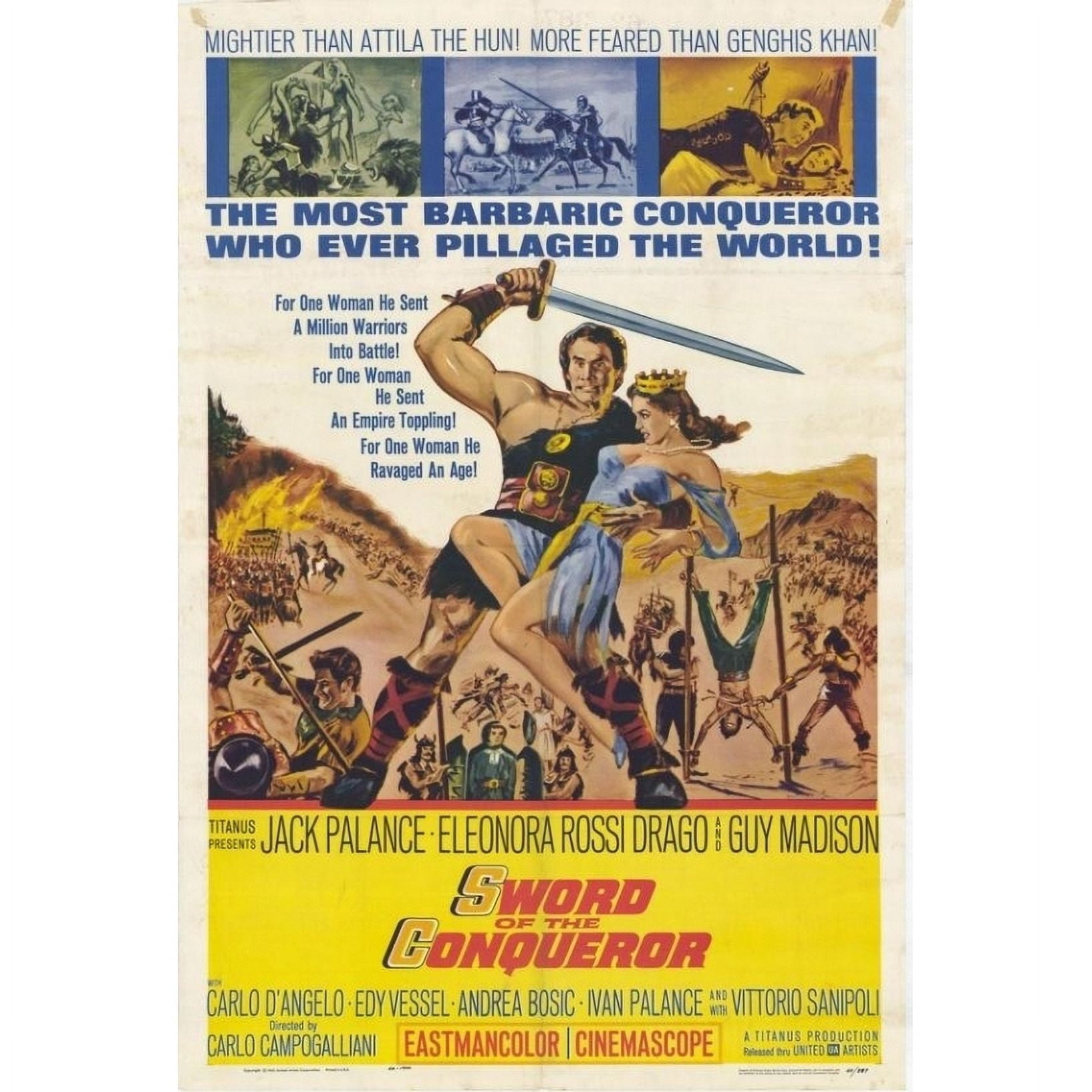 Sword of the Conqueror Movie Poster Print (27 x 40) - Item # MOVAH2224 ...