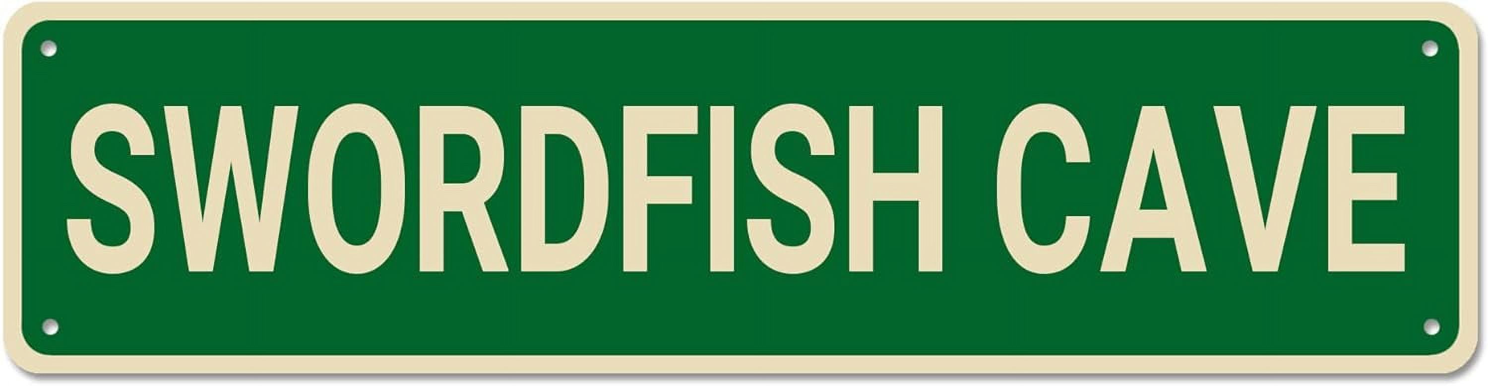 Swordfish Cave Sign, Swordfish Sign Swordfish Decor Swordfish Lover ...