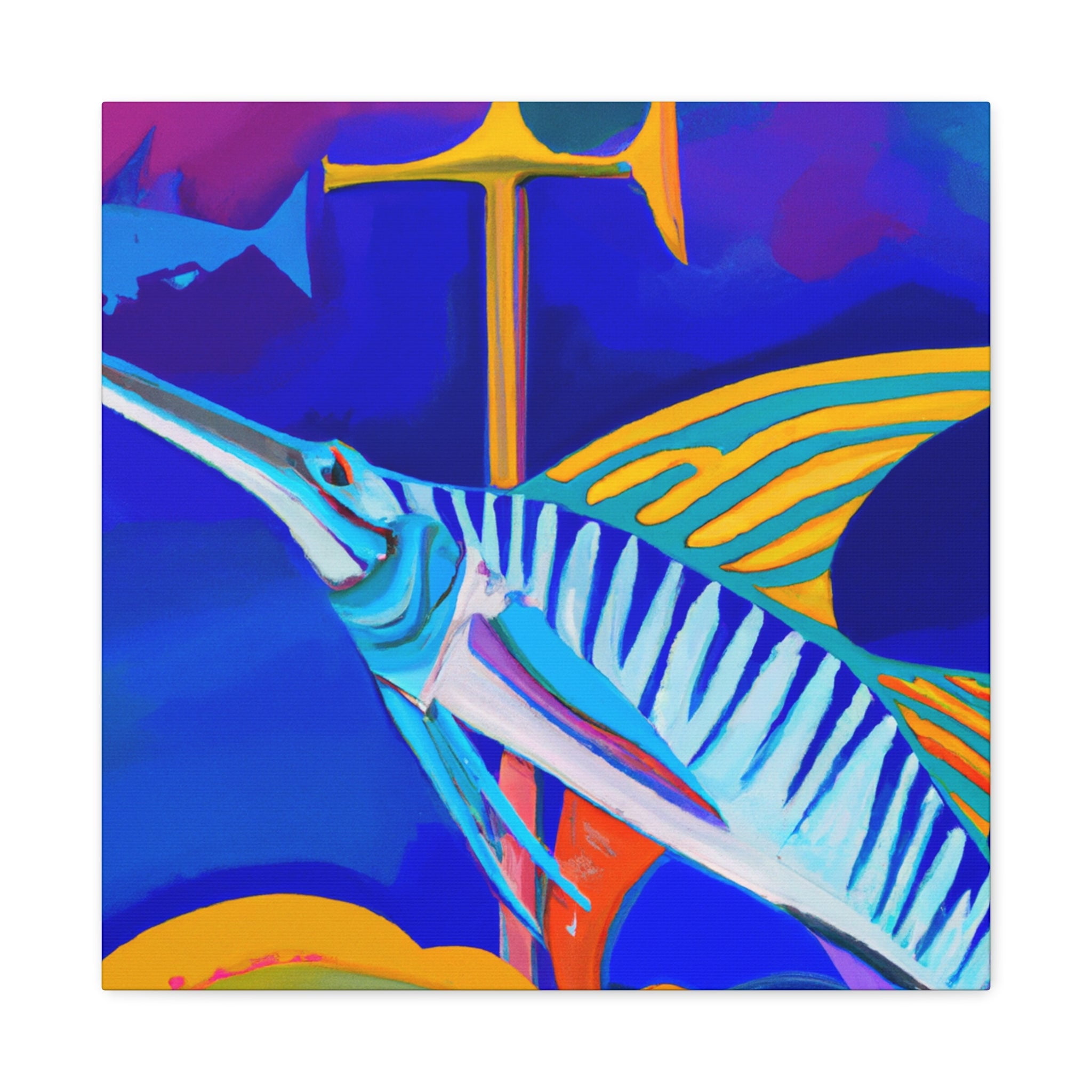 "Swordfish in Art Deco" - Canvas - Walmart.com