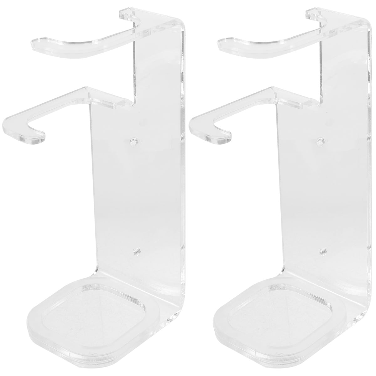 FENGGUIQU Acrylic Wall Mount Display Brackets, 2pcs Transparent ...