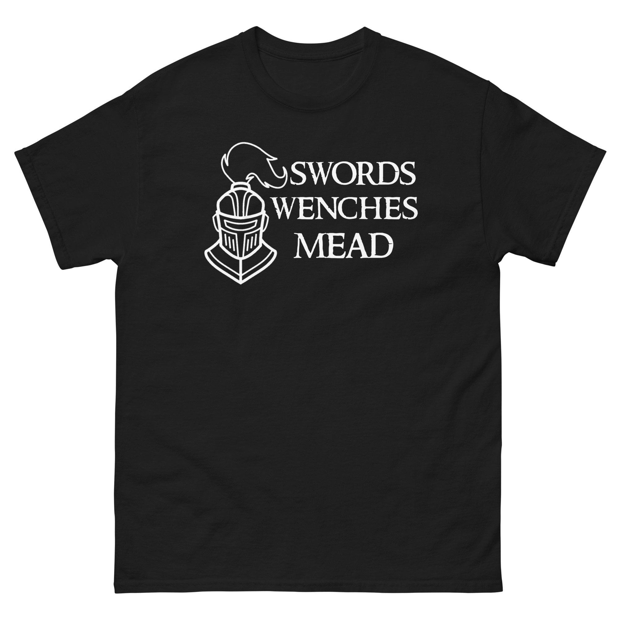 Swords Wenches and Mead Awesome Medieval Festival Knight Drinking Men's ...
