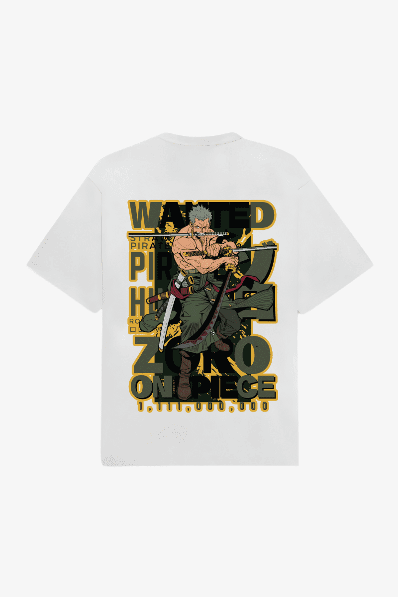 Swordsman's Creed: Zoro's Resolve Tee (White) – One Piece Exclusive ...