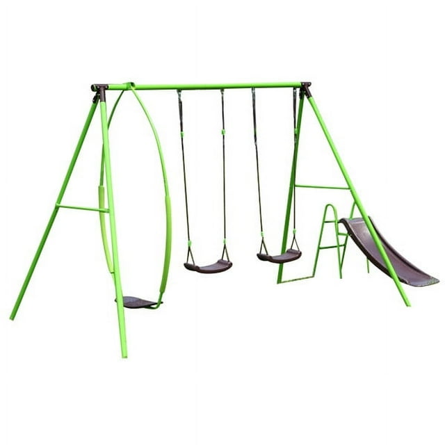 Free Shipping! Swurfer Steel Triple a-Frame Swing Set with Swing and ...