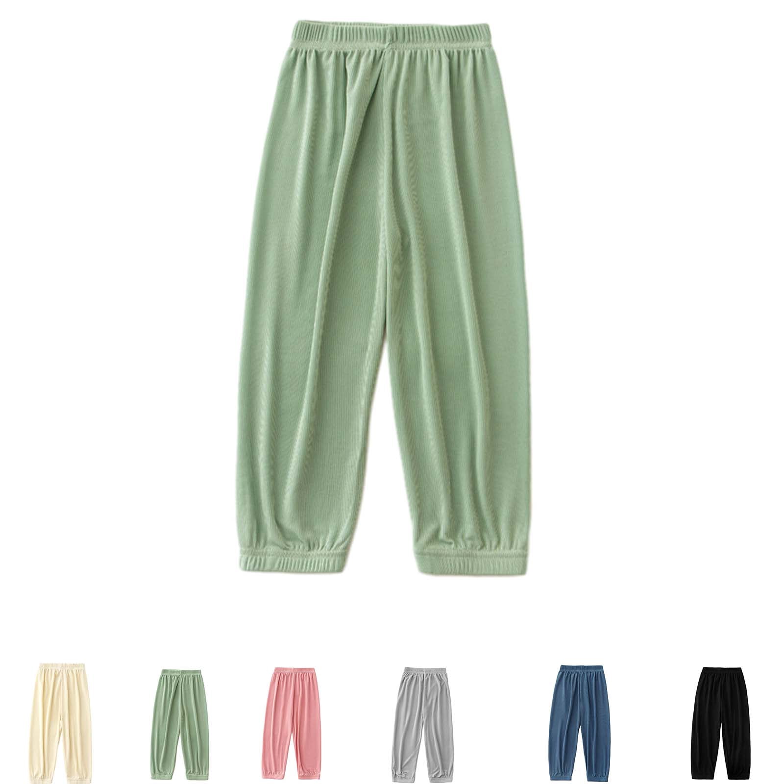 Swuxness Kids Leisure Long Pants Summer Light Pleasant Shield Daily ...