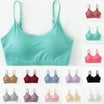 Swuxness Women's Push Up Wireless Bra, Women Tank Style Sports Yoga Bra ...