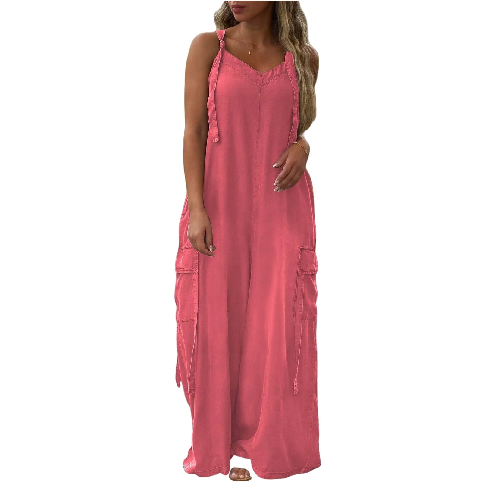 Sxaura Jumpsuit Twill Jumpsuits for Women Basic Fashion Trendy 2025 ...