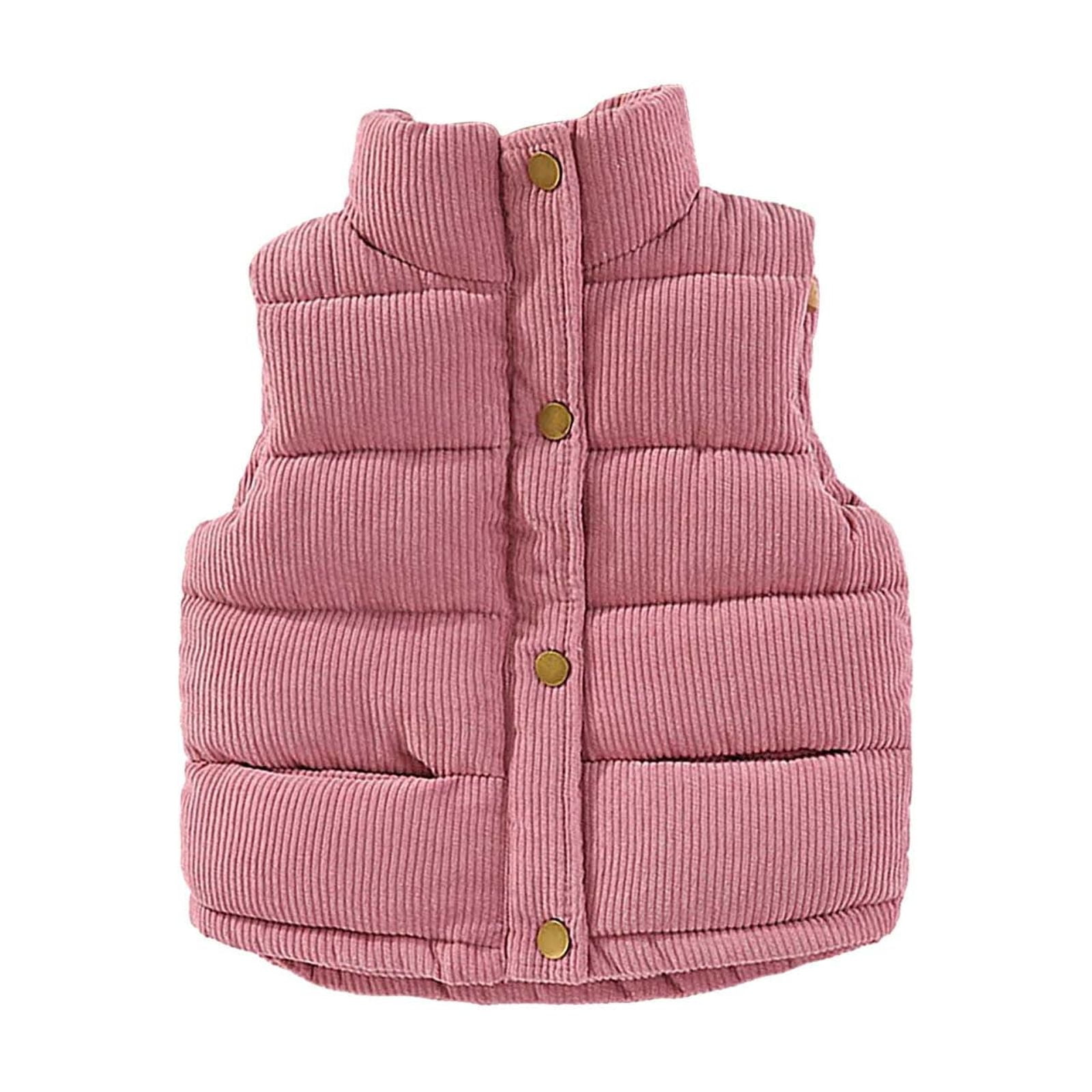 Sxaura Puffer Vest for Little Girl 2025 Spaghetti Strap Thermal Warm ...