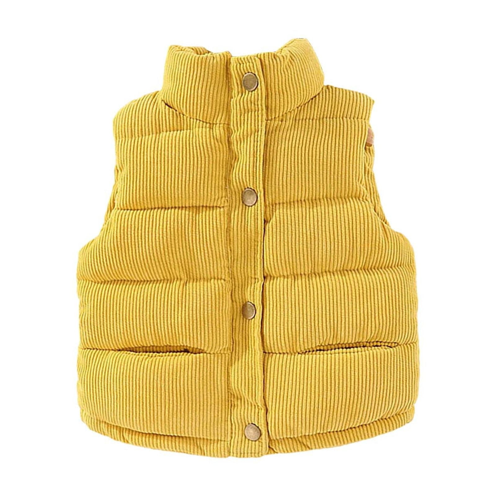 Sxaura Sleeveless Puffer Vest for Little Girl Thermal Warm 2025 Cap ...