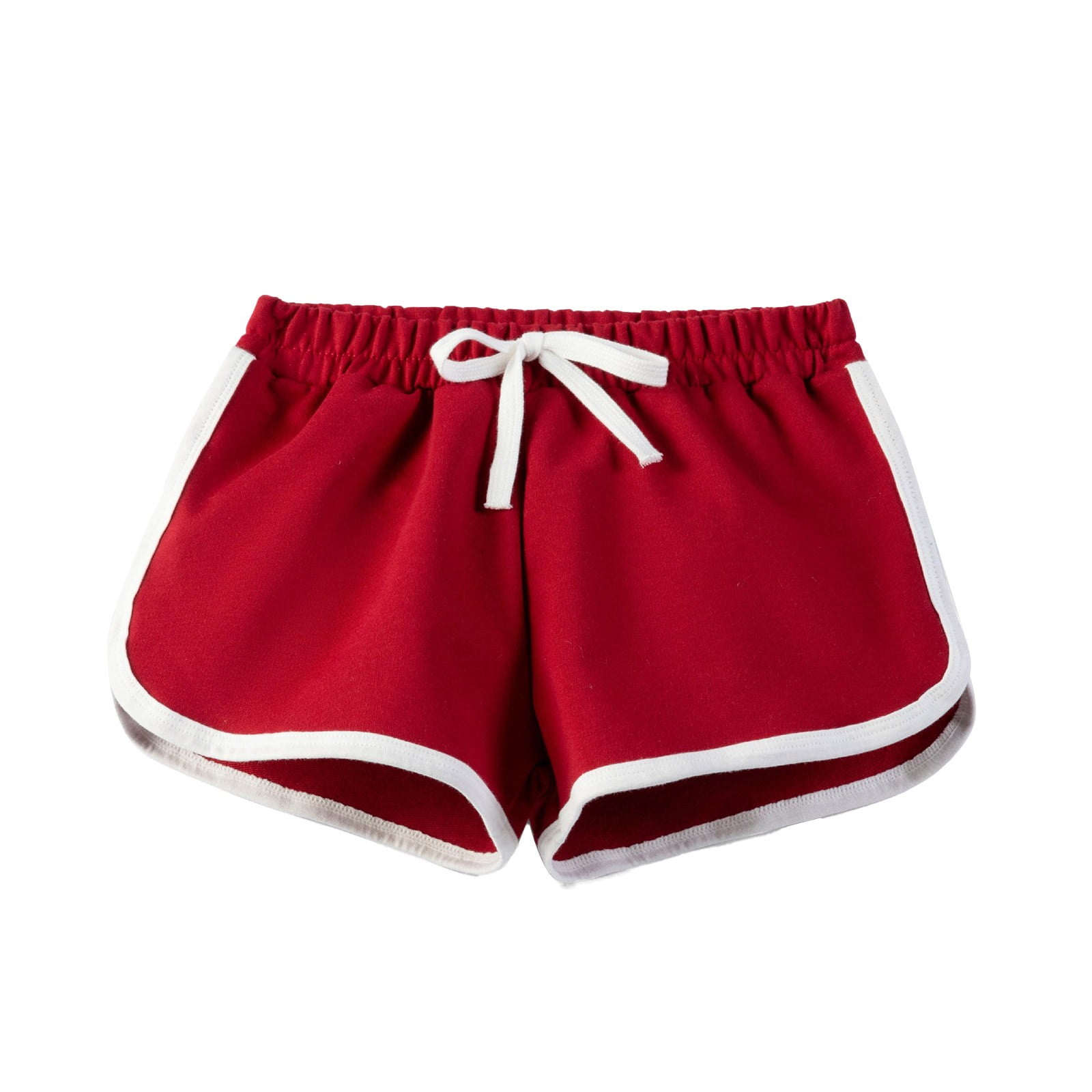 Sxaura Solid Color Running Shorts for Little Girl Trendy Basic Loose ...