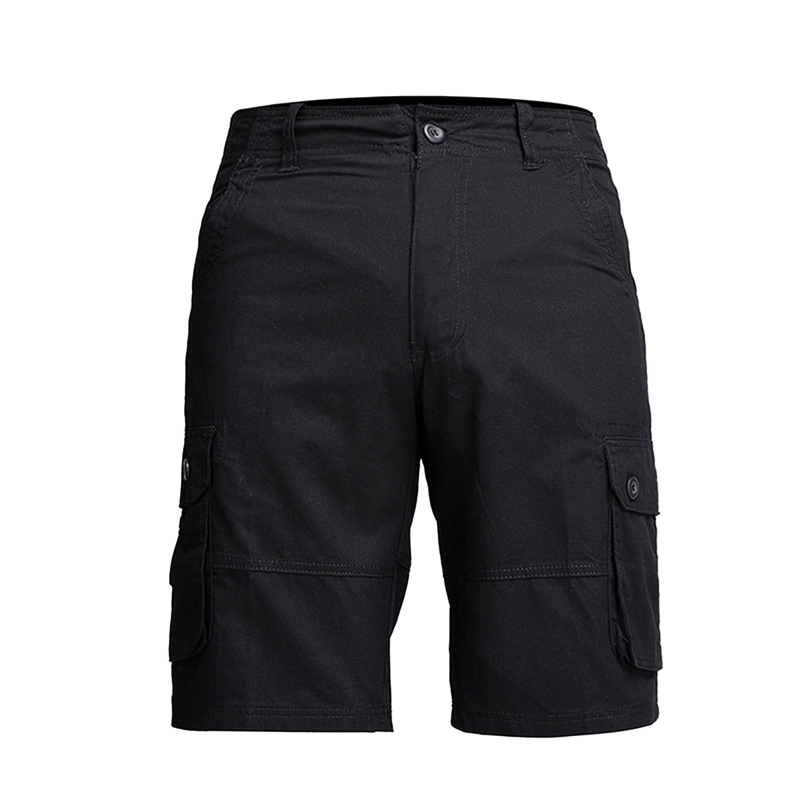 Sxaura Summer Hiking Shorts for Men Solid Color Trendy Loose Basic 2025 ...