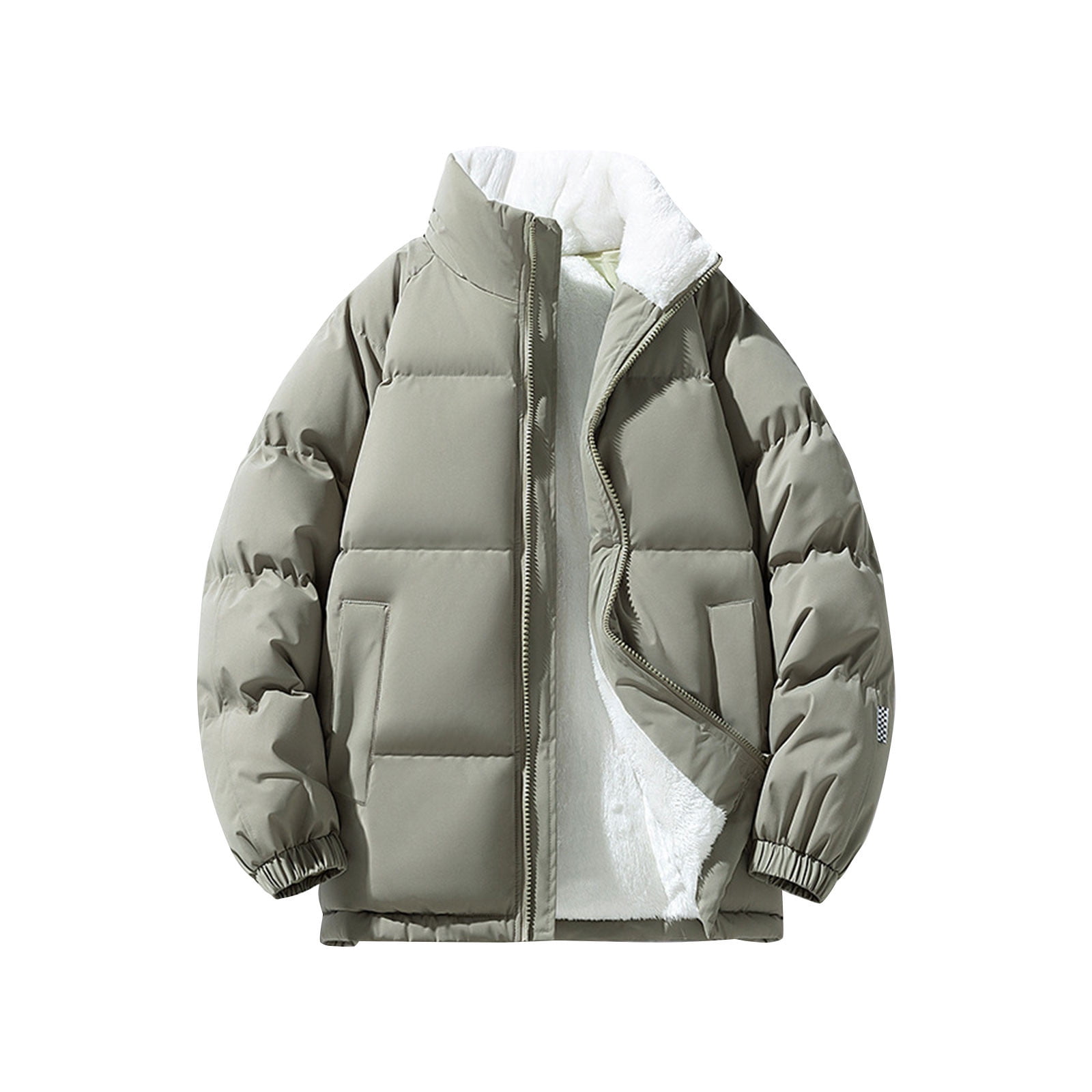 Sxaura Women Winter Puffer Jacket Green Thermal Warm Slim Fit Matching ...