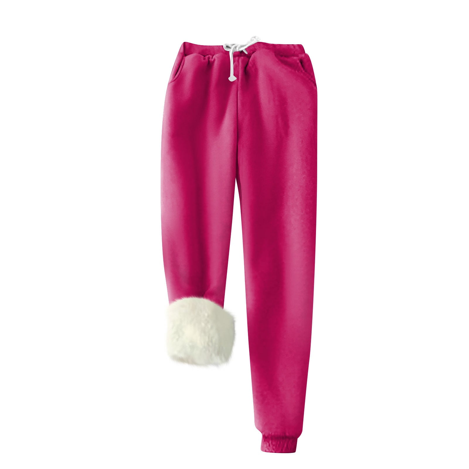 Sxaura Women's Trendy Fleece Pajamas Pink Basic Loose Fleece Sherpa ...