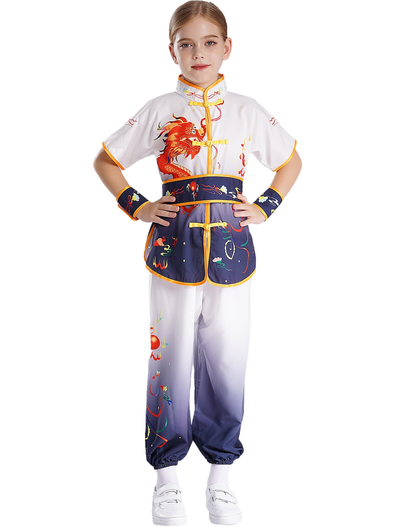 Sxiwei Boys Girls Kung Fu Master Tai Chi Dragon Chinese Uniform ...
