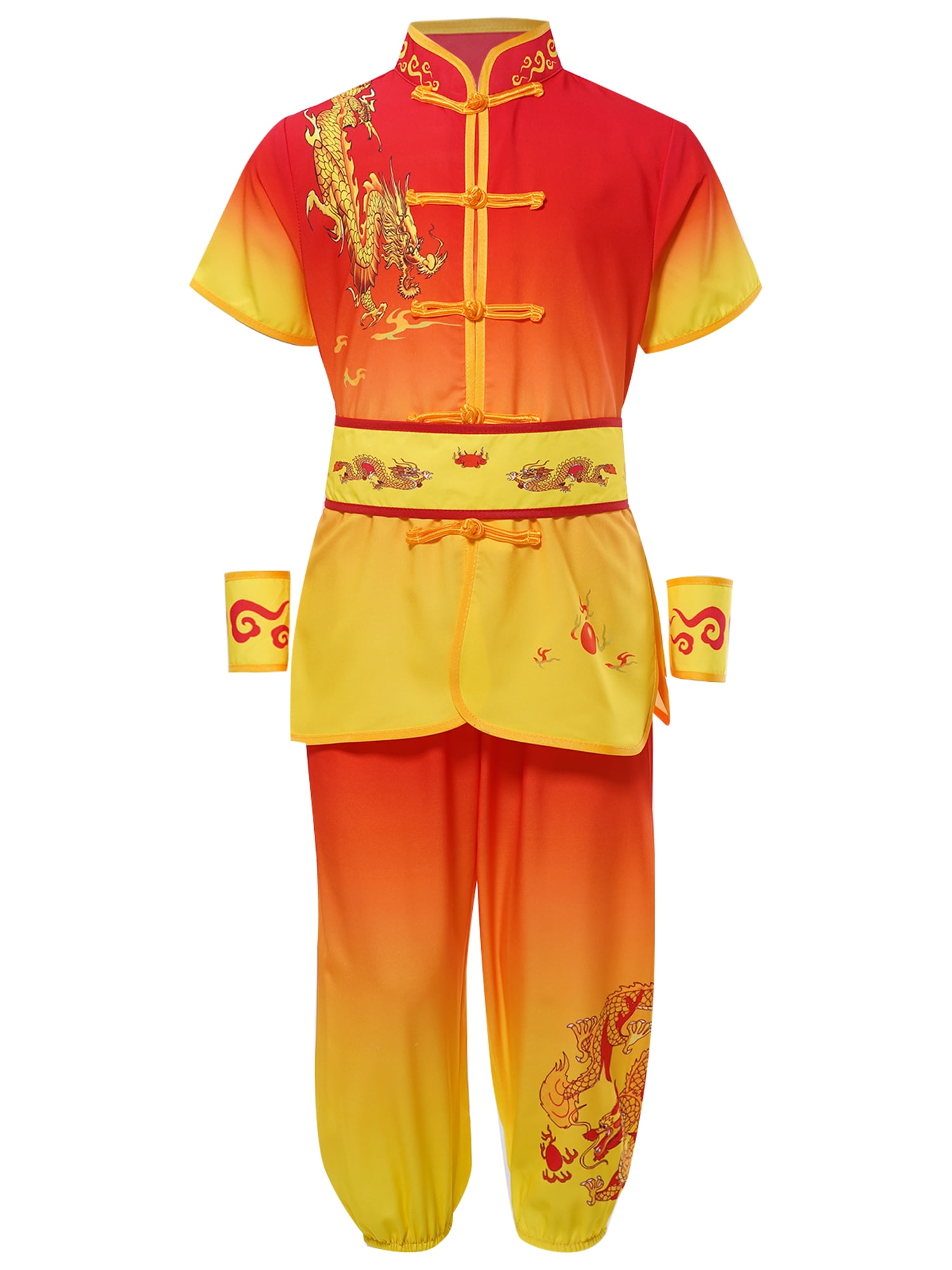 Sxiwei Kids Boys Girls Chinese Kung Fu Suit Tradituonal Martial Arts ...