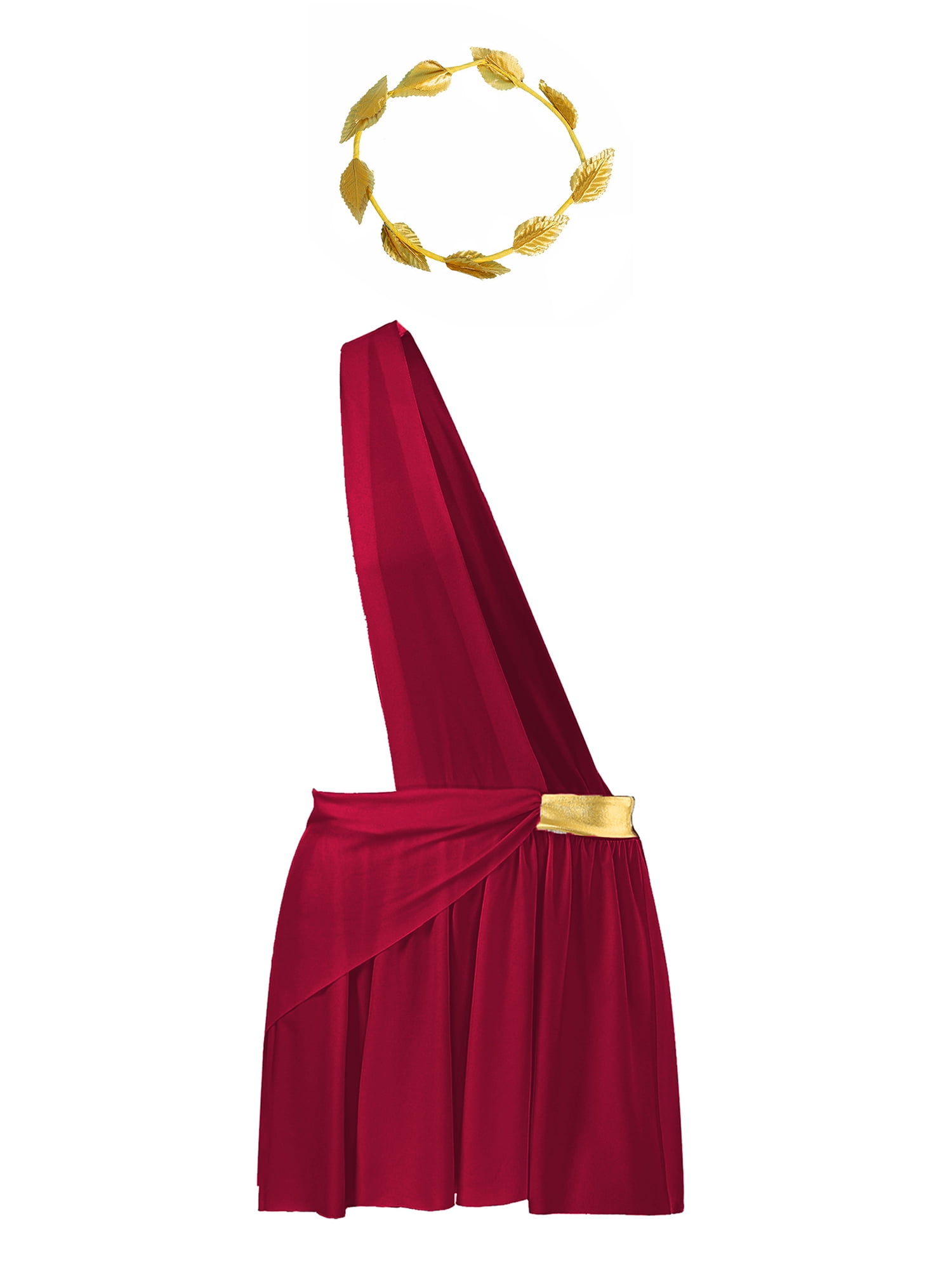 Sxiwei Men Ancient Greek Roman Toga Costume One Shoulder Strap ...