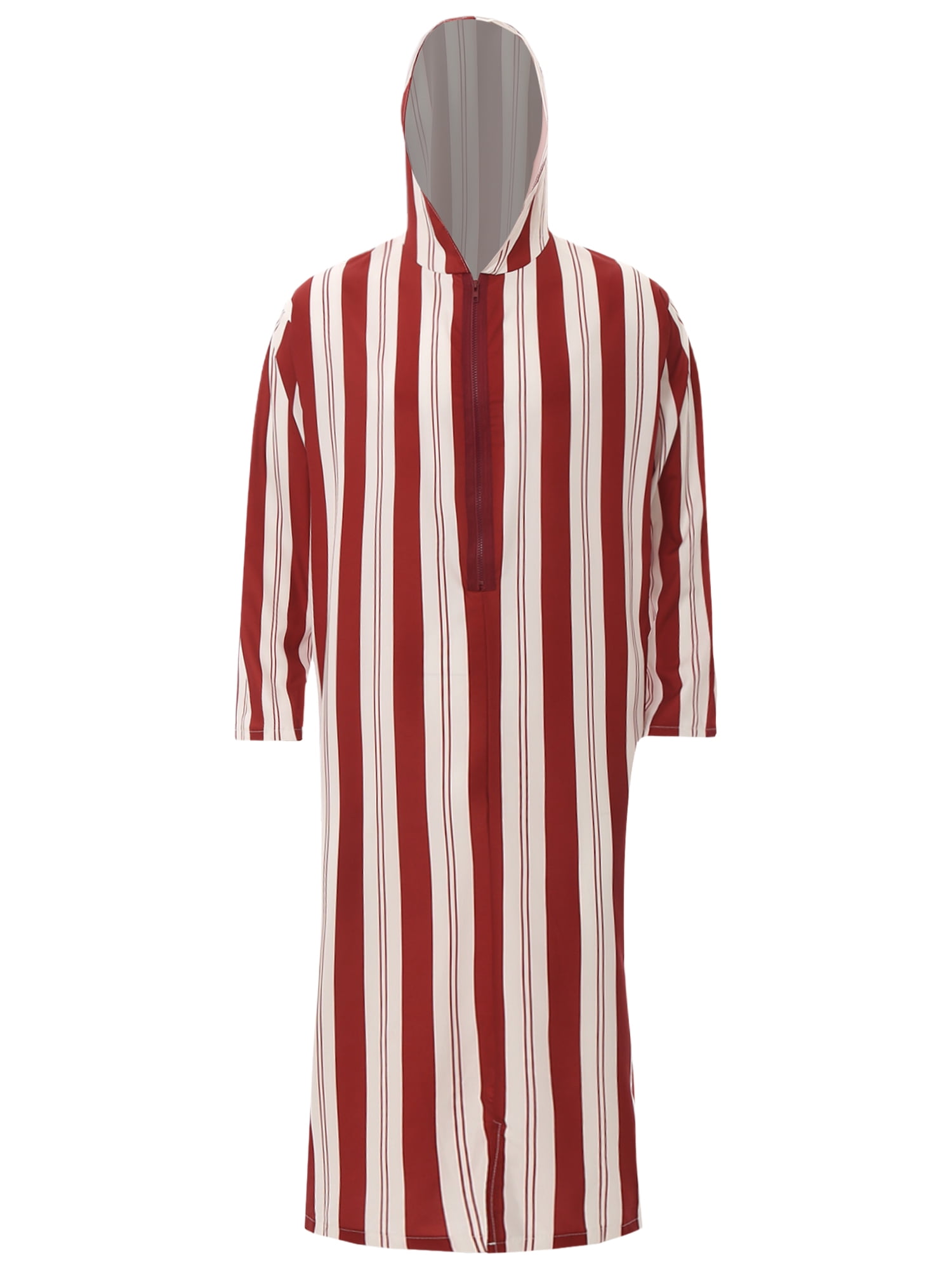 Sxiwei Men's Muslim Robes Kaftan Thobe Saudi Arabic Middle East Islamic ...