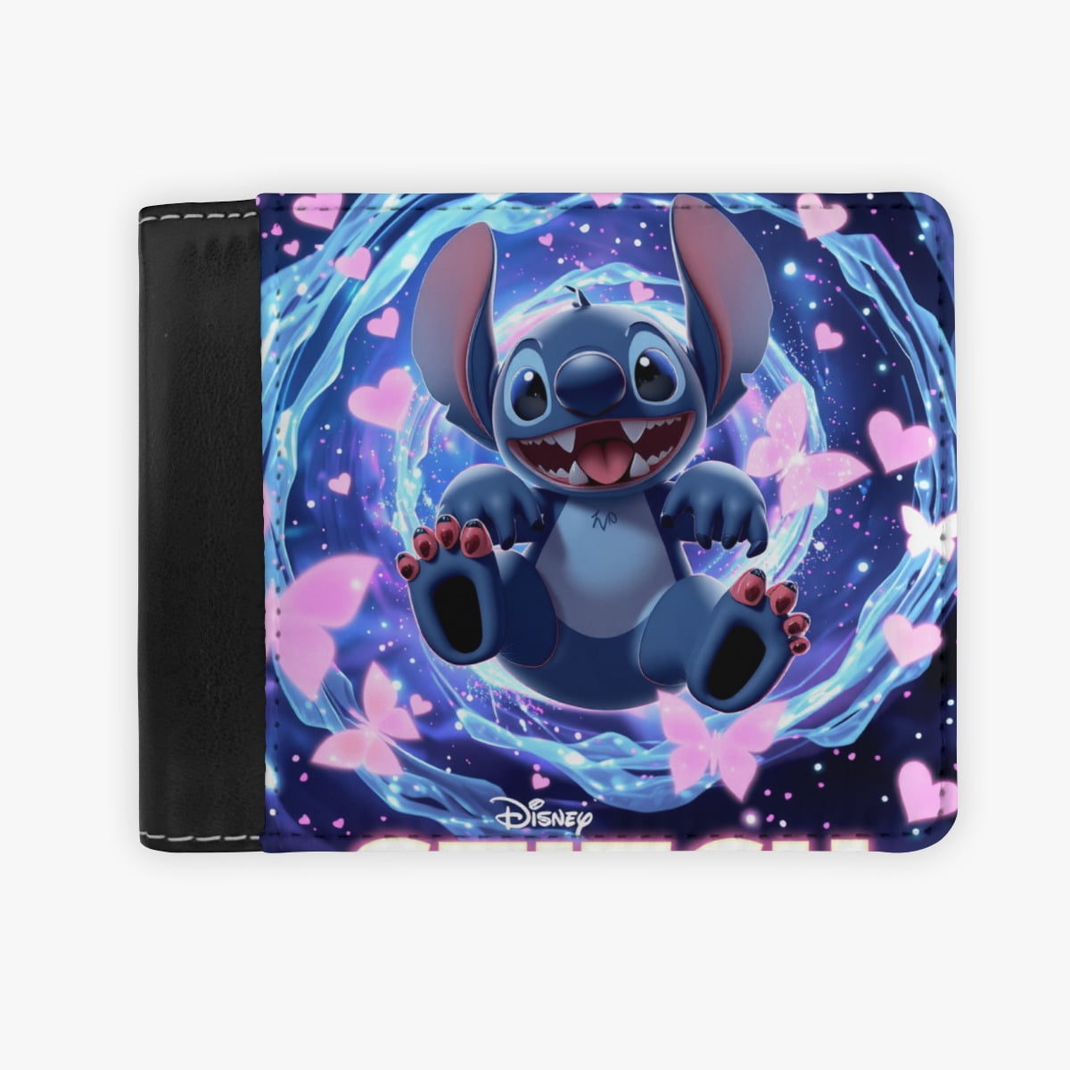 Sxtitch Fashionable double-fold wallet with multi-functional partitions ...