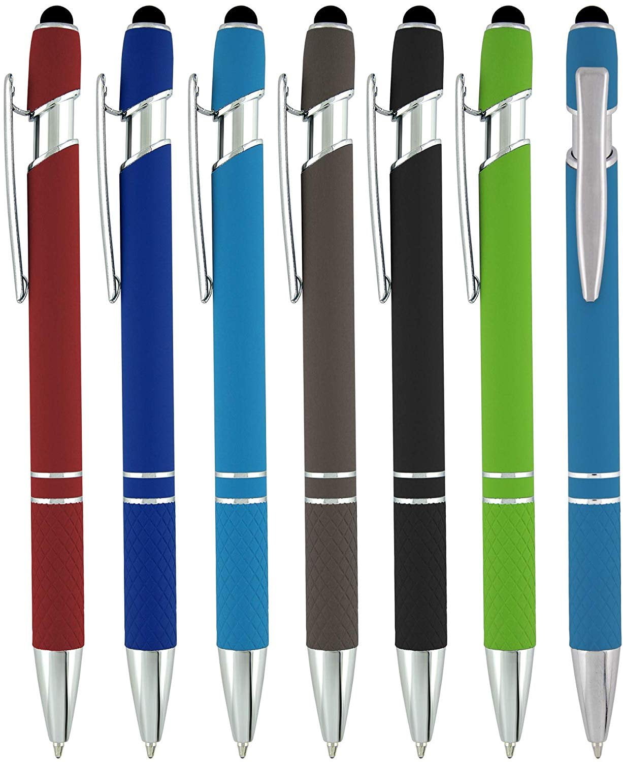 SyPen 2 in 1 Capacitive Touchscreen Stylus Black Ink Ballpoint Pen, 6 ...