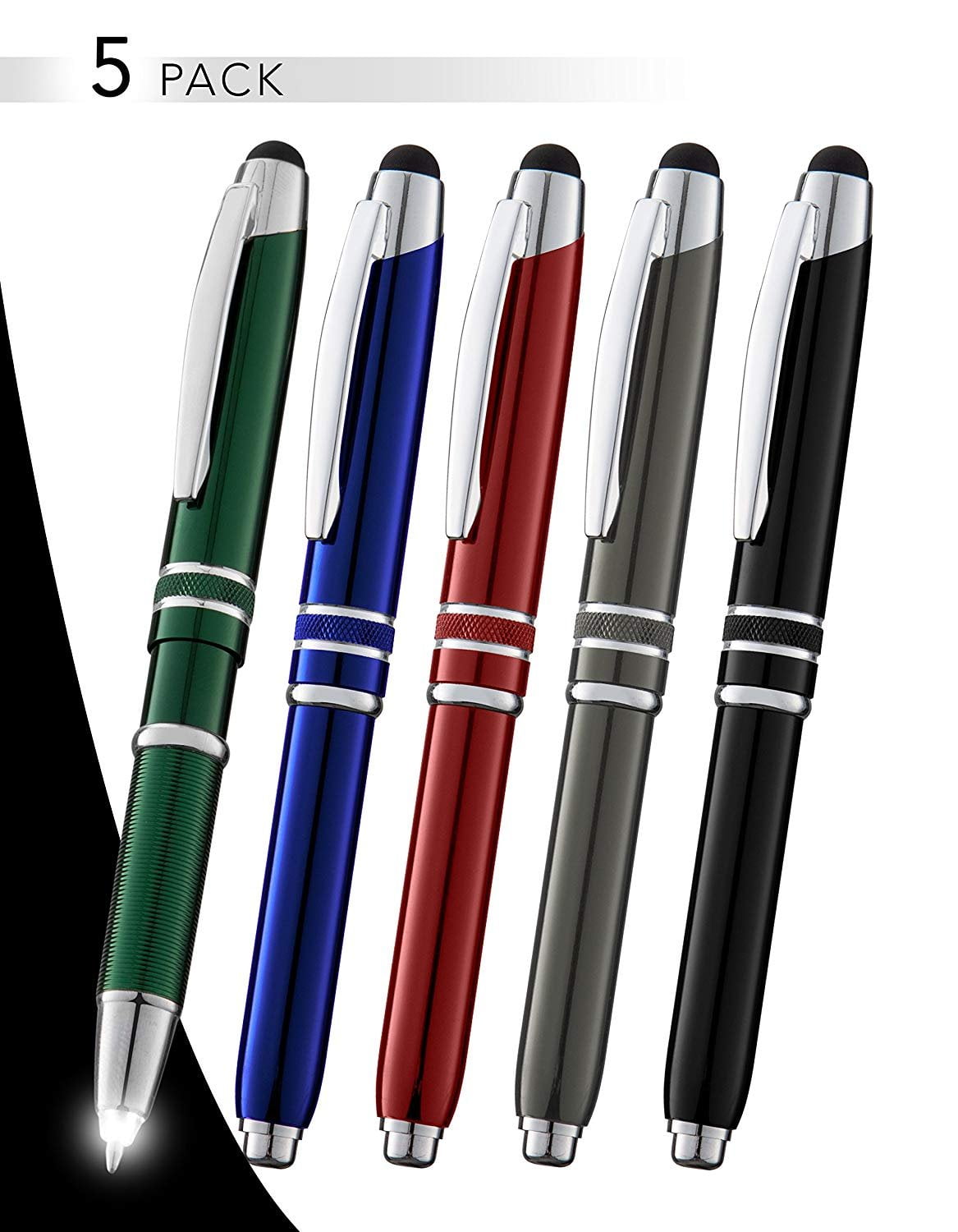 SyPen 3-In-1 Multi-Function Metal Pen Stylus Capacitive Pen for ...