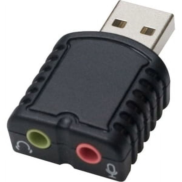 Syba USB Stereo Audio Adapter C-Media Chipset Online Gaming USB Bus ...