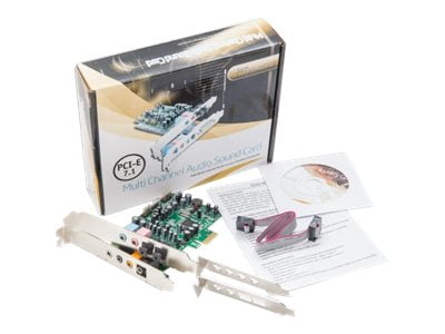 Syba SD-PEX63081 - Sound card - 24-bit - 192 kHz - 7.1 - PCIe 1.1 ...