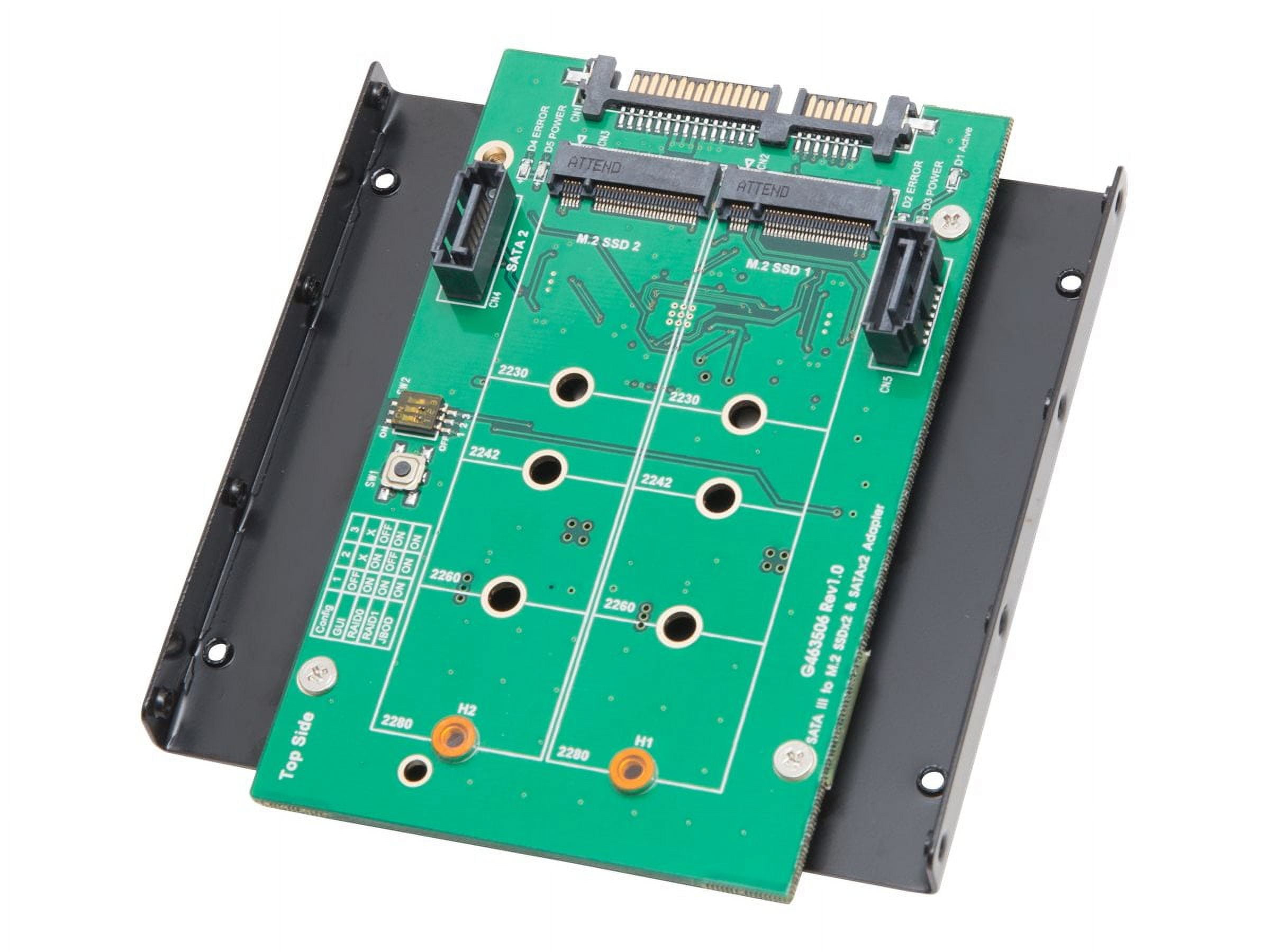Syba SY-ADA40102 - Storage controller (RAID) - M.2 - M.2 Card - RAID ...