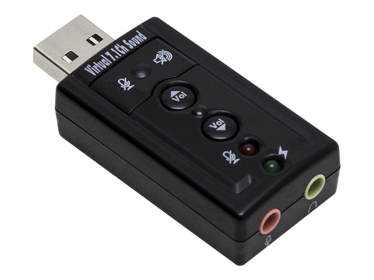 Syba USB 2.0 External Virtual 7.1 Surround Sound Adapter - Walmart.com