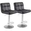 Sybels Set of 2 Modern Counter Stools , Backrest Bar Chairs with Foot ...