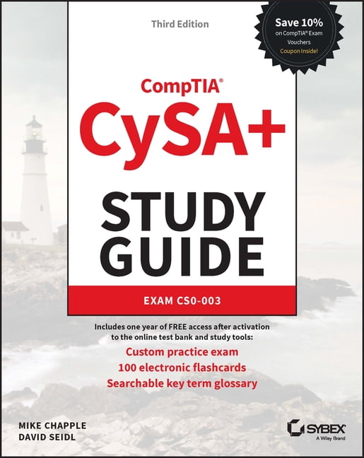 Sybex Study Guide Comptia Cysa+ Study Guide: Exam Cs0-003, (Paperback ...