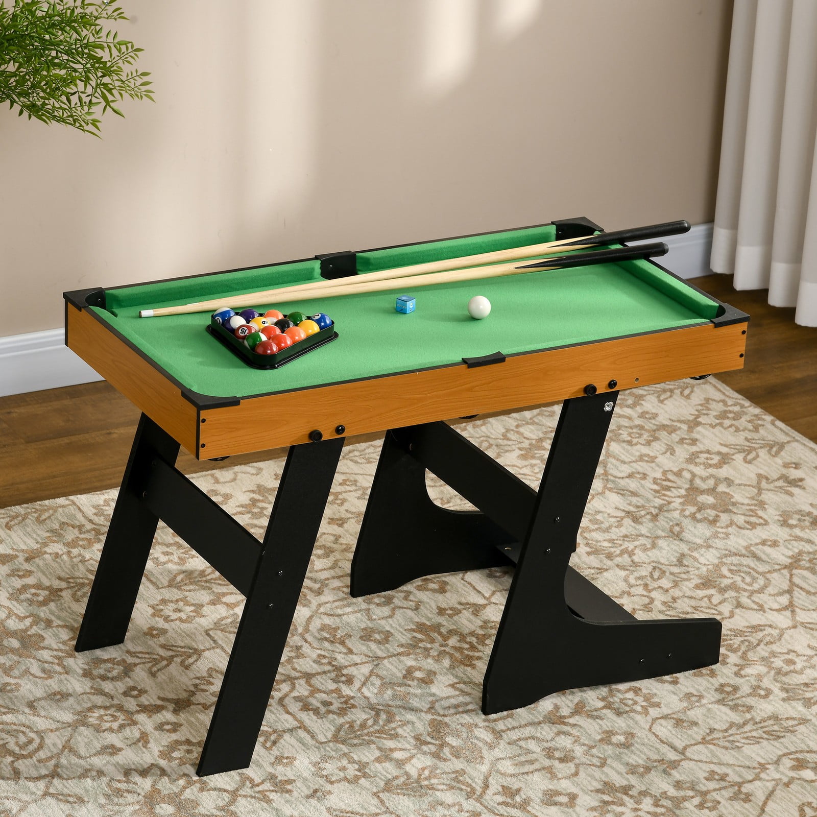 Sycol 40'' Mini Pool Table Set - Tabletop Billiards Game with Complete ...