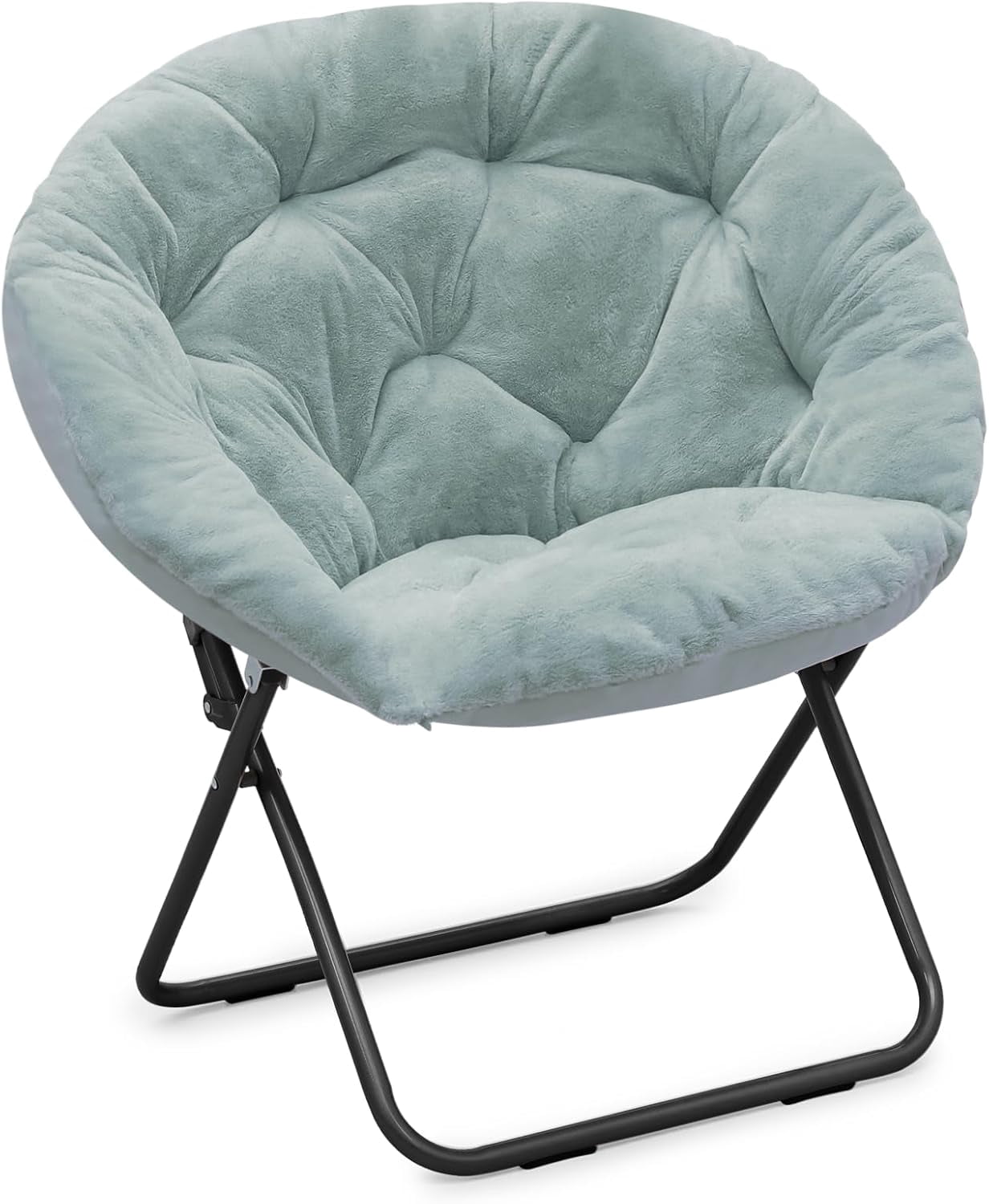 Sycol Collection Comfy Saucer Chair, Folding Round Cozy Chair for ...