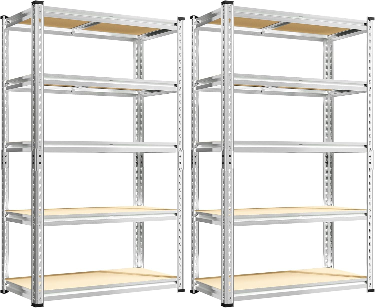 Sycol Storage Shelves 2020LBS Garage Shelving 5 Tier Heavy Duty ...