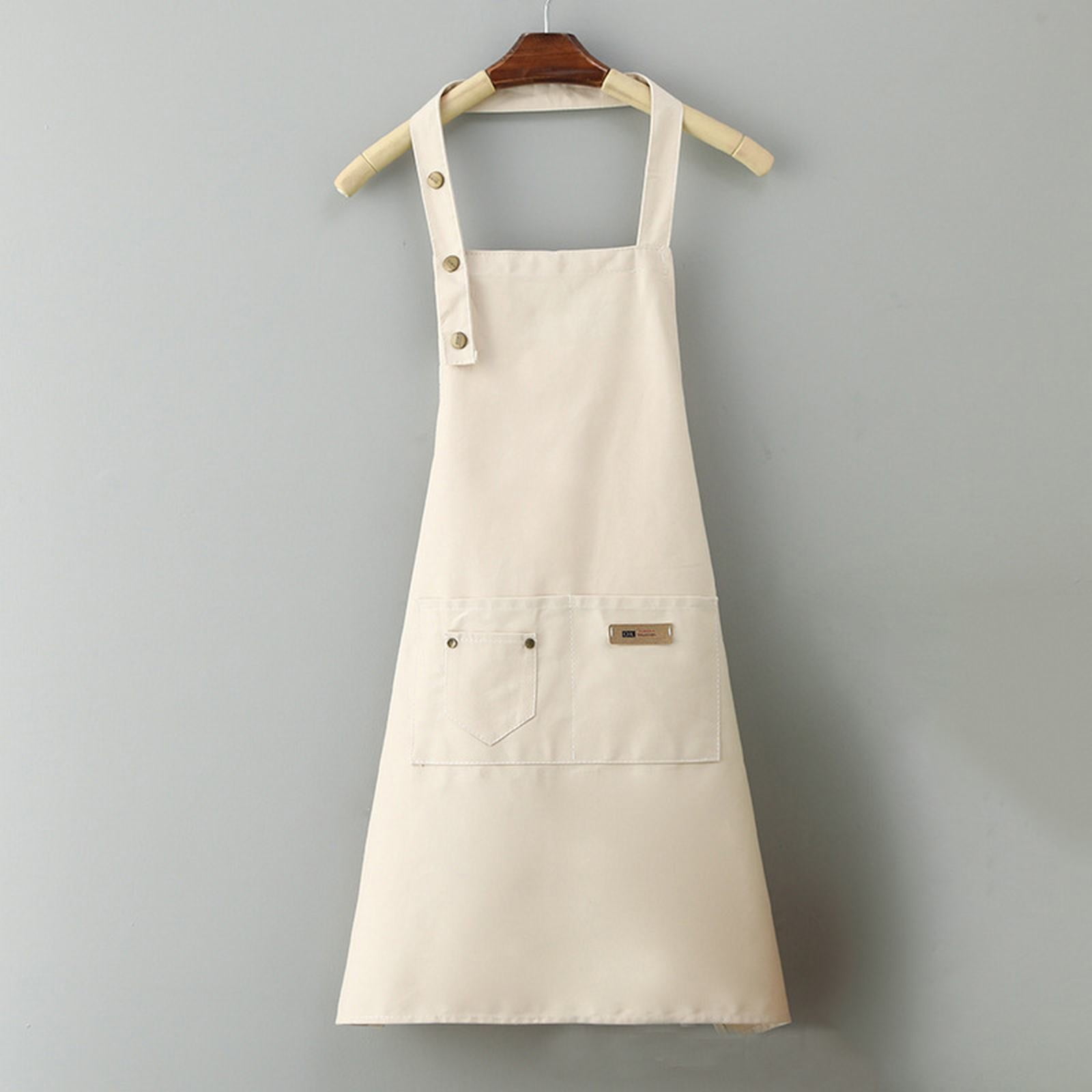 Sycwsmn Canvas Apron Polyester Cotton Apron Cover Up Western Restaurant ...