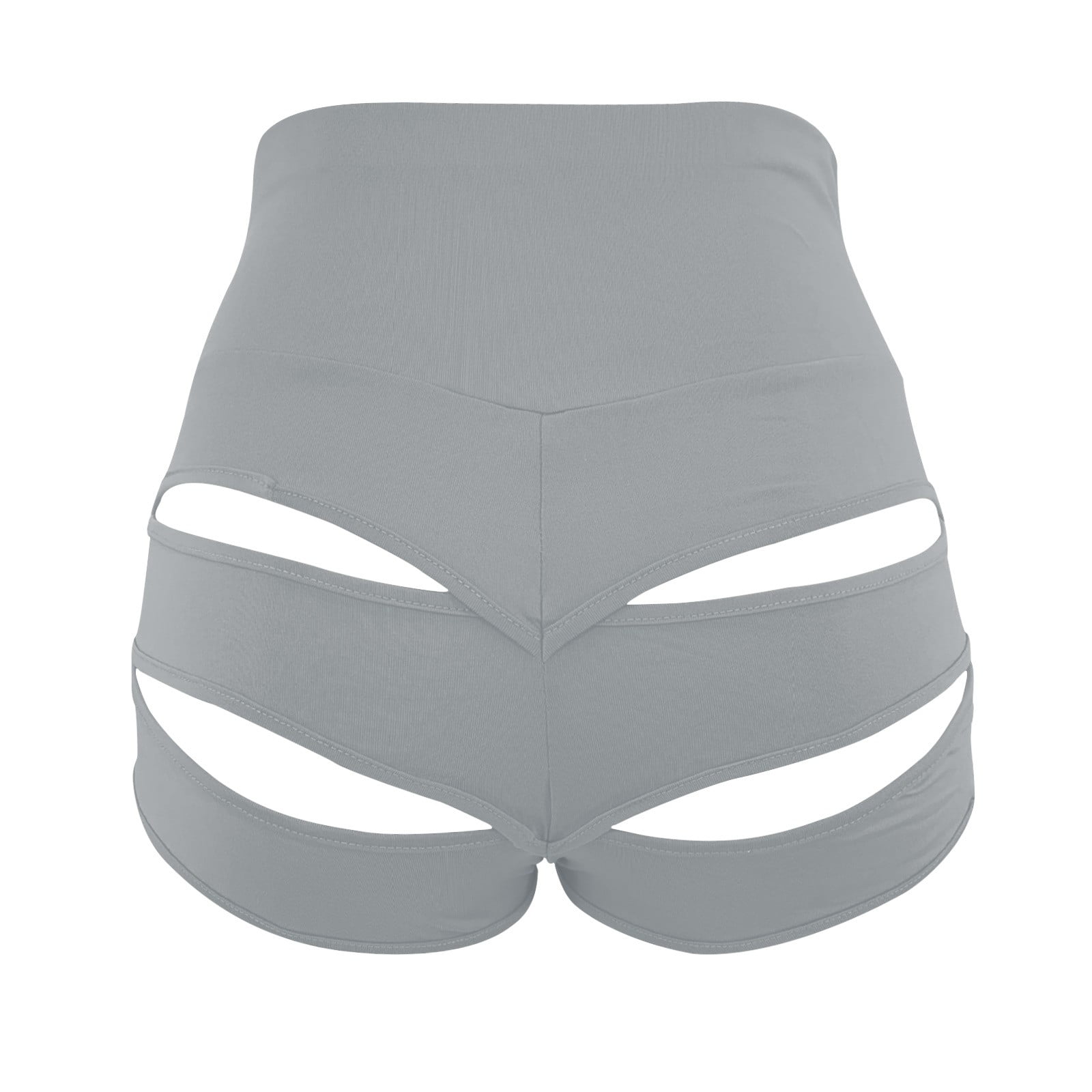 Sycwsmn Gym Shorts Women Womens High Waisted Cut Out Yoga Workout Gym Night Club Butt Lifting